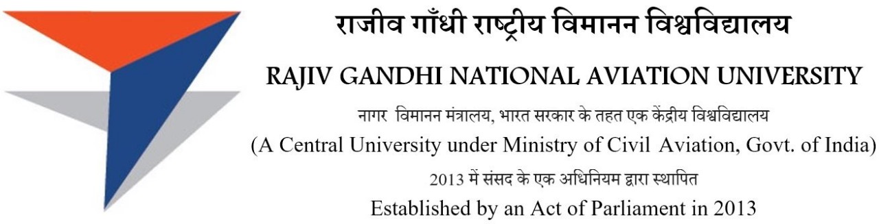 Rajiv Gandhi National Aviation University Ministry Of Civil Aviation